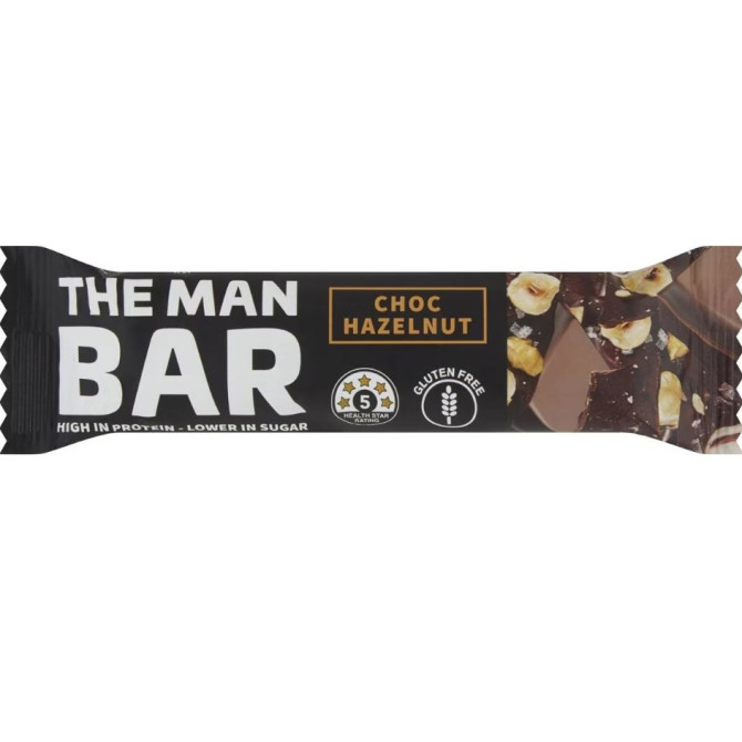 Buy The Man Bar Choc Hazelnut 50g Online