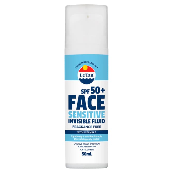 Buy Le Tan SPF 50 Plus Invisible Fluid 50ml Online