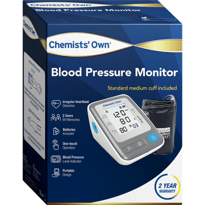 Buy Chemist's Own Blood Pressure Monitor Online Chempro Online