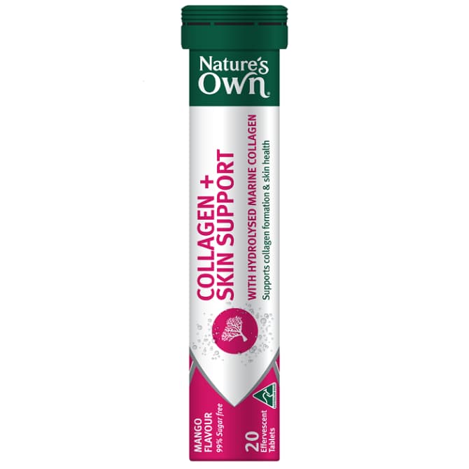 Buy Natures Own Collagen plus Skin Support 20 Tablets Online