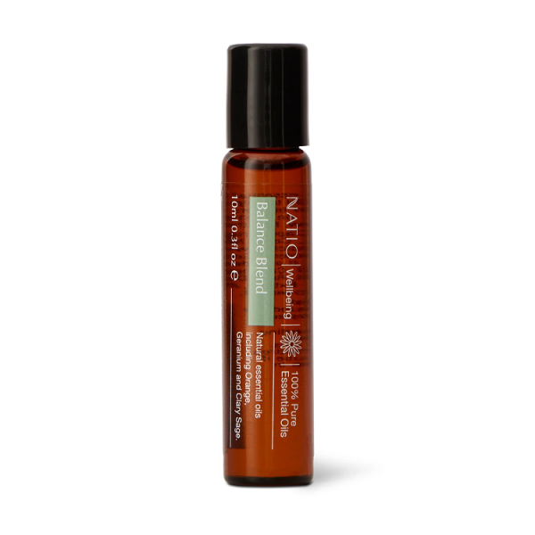 Buy Natio Wellbeing Pure Essential Oil Blend Roll On Balance 10ml Online
