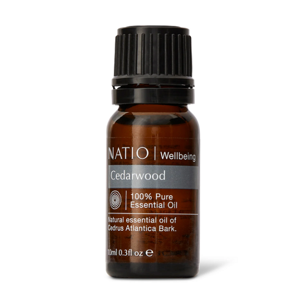 Buy Natio Wellbeing Pure Essential Oil Cedarwood 10ml Online