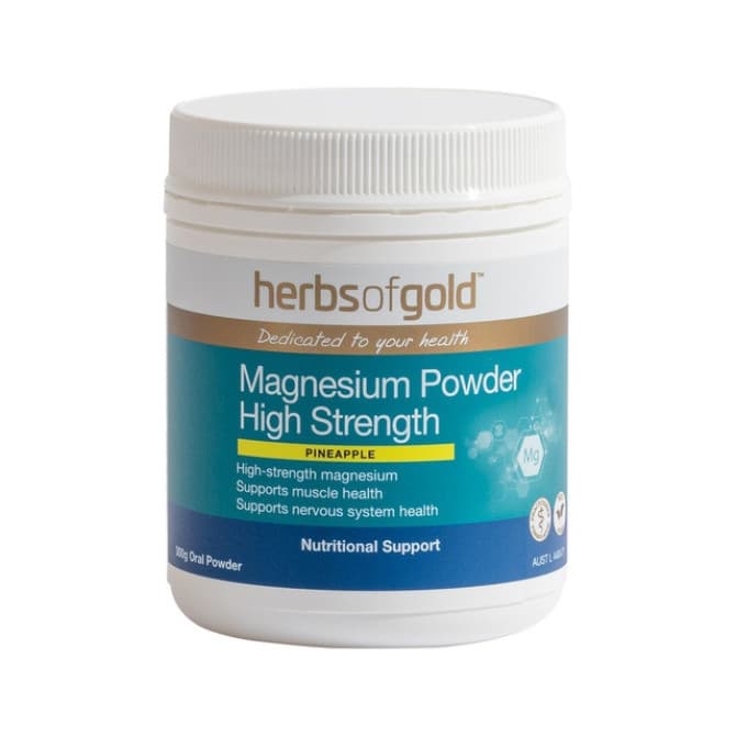 Buy Herbs of Gold Magnesium Powder High Strength 300g Online