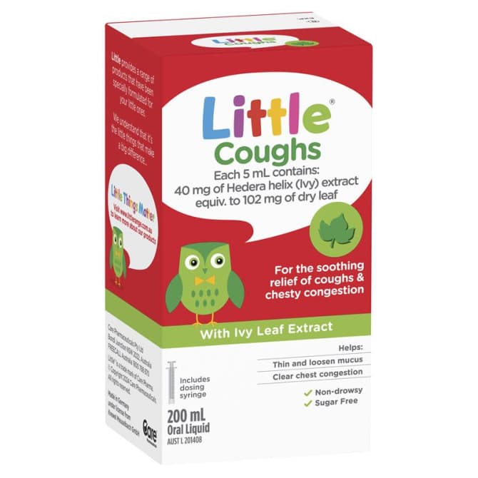 Buy Little Coughs Original With Ivy Leaf Extract Oral Liquid 200ml Online