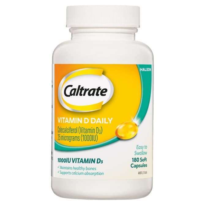 Buy Caltrate Vitamin D Daily 1000IU 180 Liquid Capsules Online