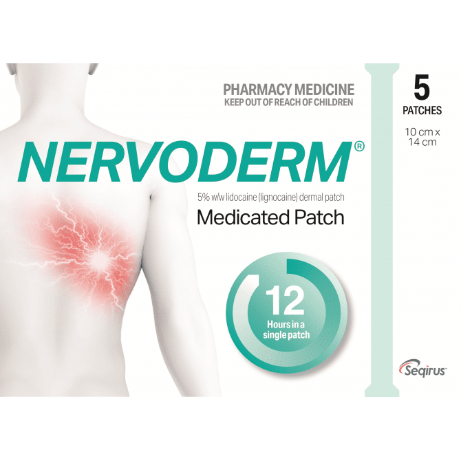 Buy Nervoderm Medicated Patch 5 Pack Online | Chempro Chemists