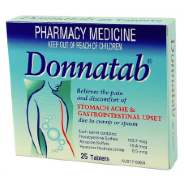 Buy Donnatab Tabs 25 Online | Chempro Chemists