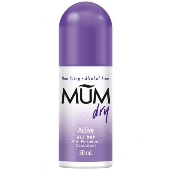 Buy Mum Dry Roll On Active 50ml Online