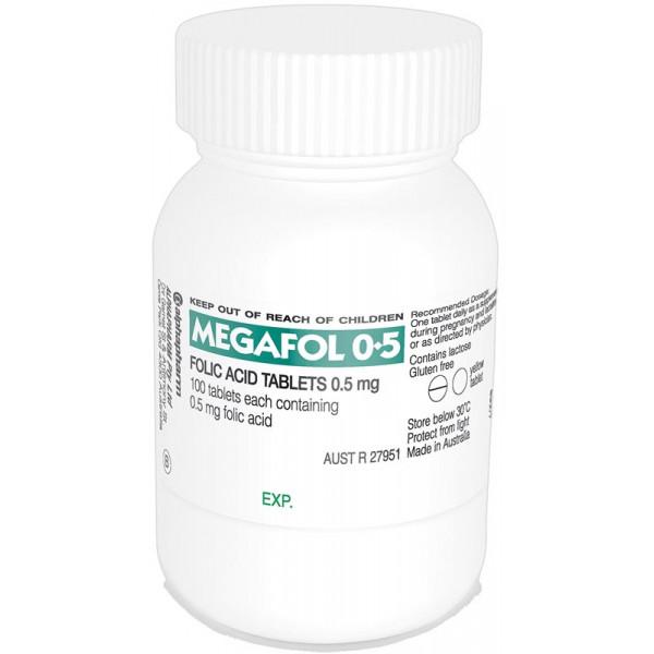 Buy Megafol Folic Acid 0.5mg Online Chempro Online