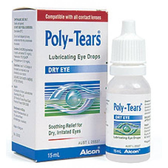 Buy Poly Tears Dry Eye Drops 15ml Online | Chempro Chemists
