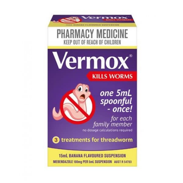Buy Vermox Suspension 15ml Online | Chempro Chemists