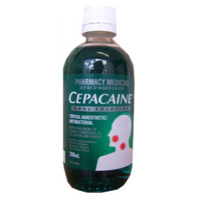 Buy Cepacaine Oral Solution 200ml Online | Chempro Chemists