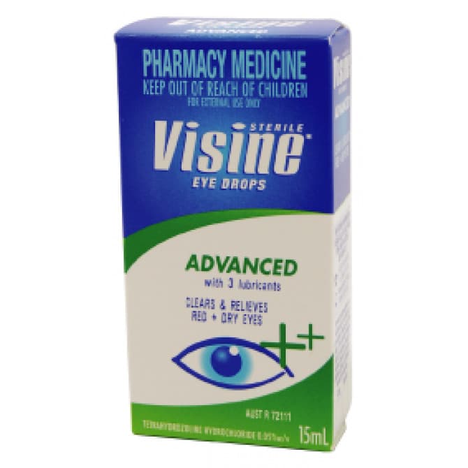 Buy Visine Eye Drops Advanced Relief 15ml Online | Chempro Chemists