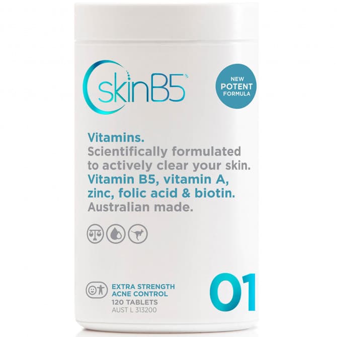 Buy Skin B5 Extra Strength Acne Control 120 Tablets Online | Chempro ...