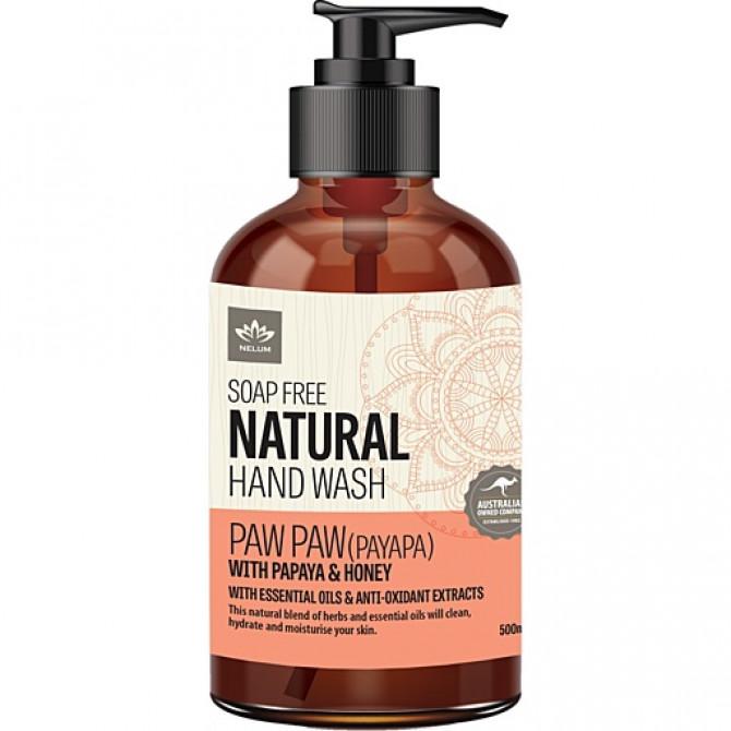 Buy Nelum Natural Hand Wash Paw Paw 500ml Online | Chempro Chemists