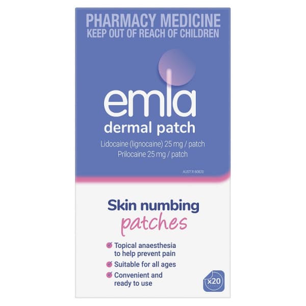 Buy Emla 5 Percent Patch 20 Patches Online