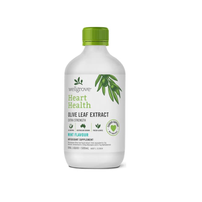 Buy Wellgrove Heart Health Olive Leaf Extract Mint 500ml Online ...