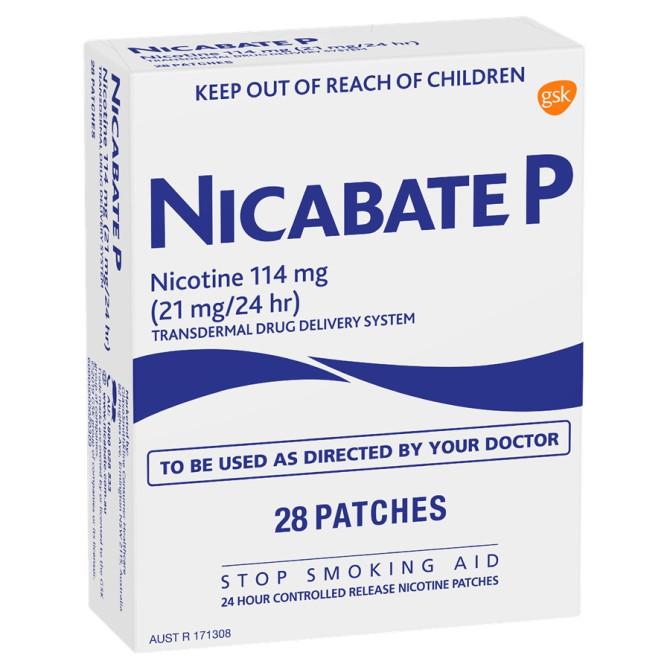 Buy Nicabate P Classic 21mg Patches 28 Pack Online