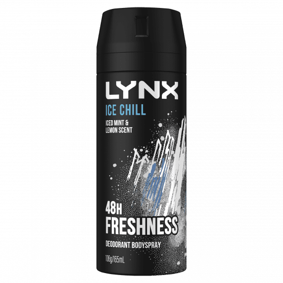Buy Lynx Deodorant Body Spray Ice Chill 165ml Online | Chempro Chemists