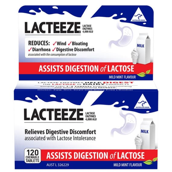 Buy Lacteeze Strength Tablets 120 Tablets Online