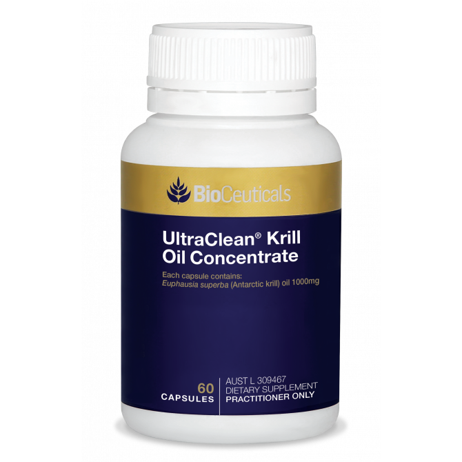 Buy BioCeuticals UltraClean Krill Oil Concentrate 60 Capsules Online