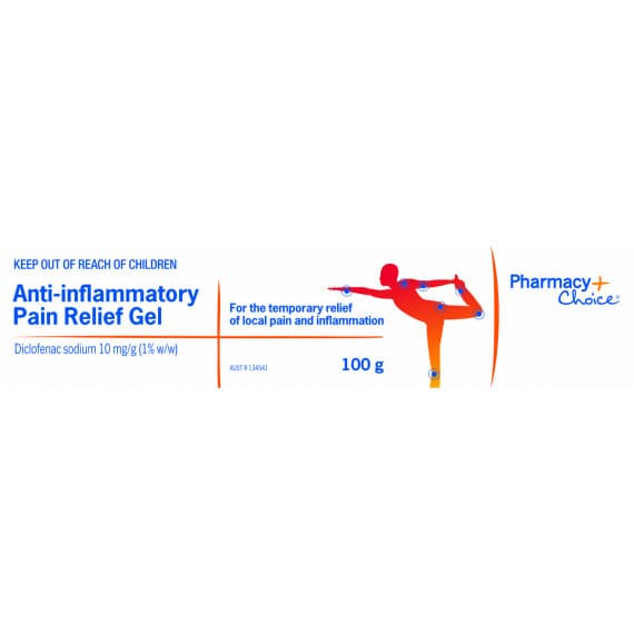 Buy PC Anti Inflammatory Pain Relief Gel 100g Online