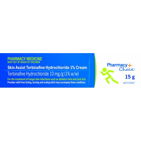 Buy Pharmacy Choice Skin Assist Terbinafine Hydrochloride 1 Percent ...