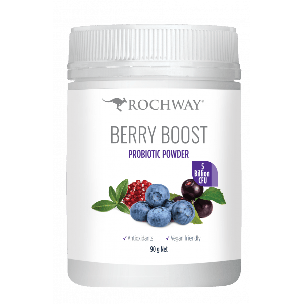 Buy Rochway Berry Boost Probiotic Powder 90g Online | Chempro Chemists