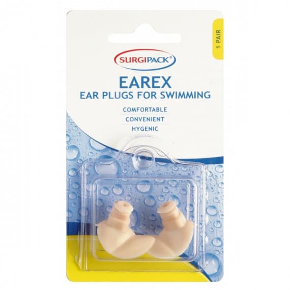 Buy Surgipack Earex For Swimming Ear Plugs 1 Pair Online | Chempro Chemists
