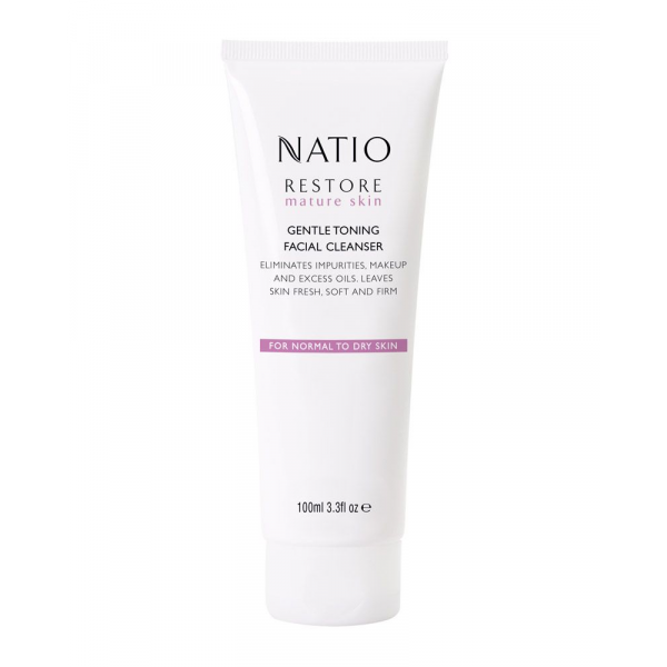 Buy Natio Restore Gentle Toning Facial Cleanser 100ml Online | Chempro ...