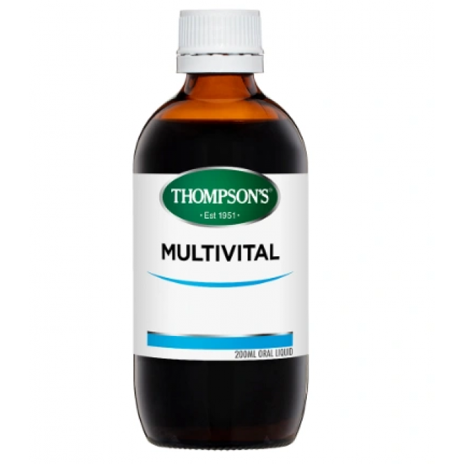 Buy Thompsons Multivital Oral Liquid 200ml Online | Chempro Chemists