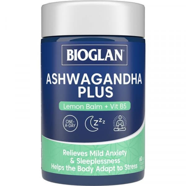 Buy Bioglan Ashwagandha Plus 60 Tablets Online