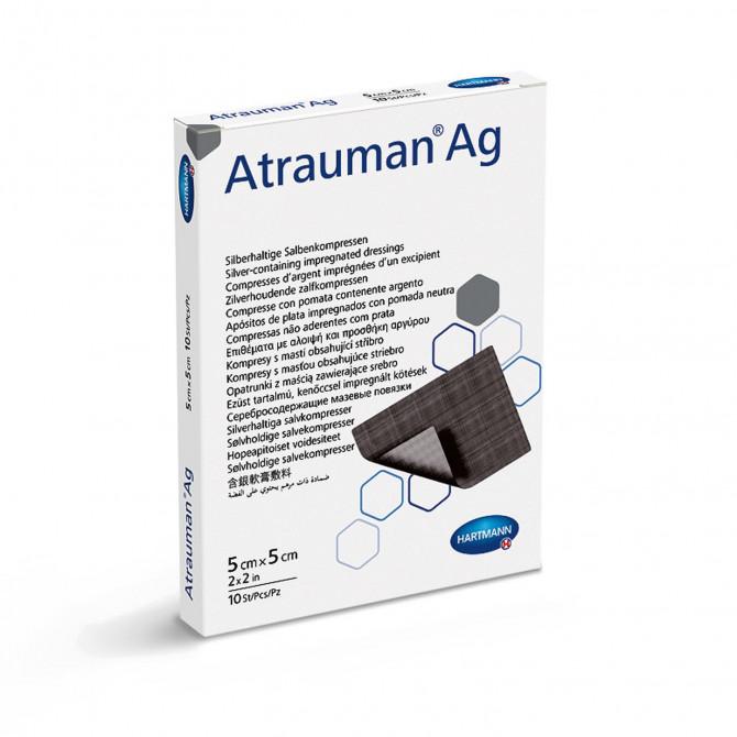 Buy Atrauman AG Dressing 5cm X 5cm 10 pack Online
