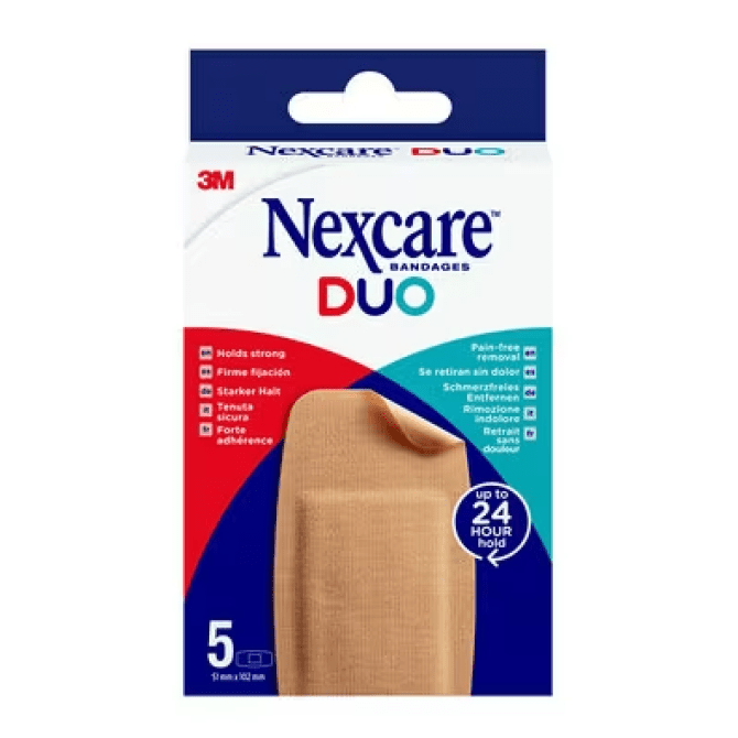 Buy Nexcare Duo Fabric Knee Elbow Bandage Large 5 Pack Online