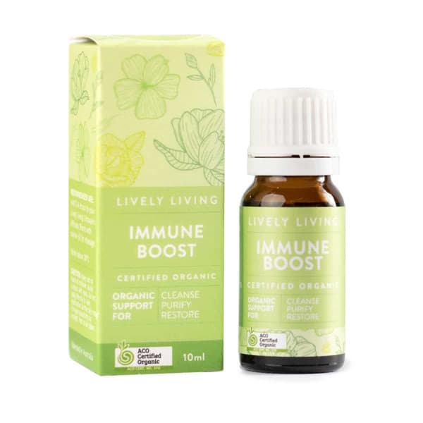 Buy Lively Living Immune Boost Organic 10ml Online