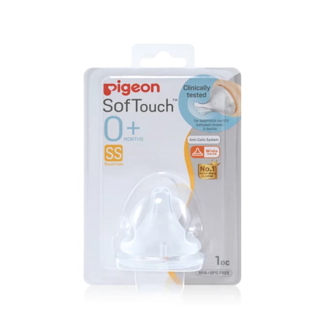 Buy Pigeon SofTouch 3 Peristaltic Plus Teat 1 Pack Online