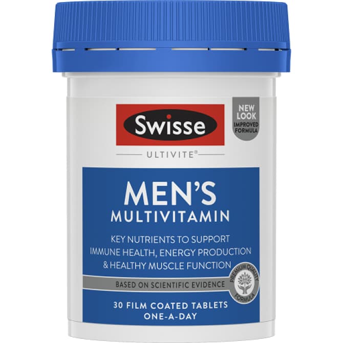 Buy Swisse Ultivite Men's Multivitamin 30 Tablets Online