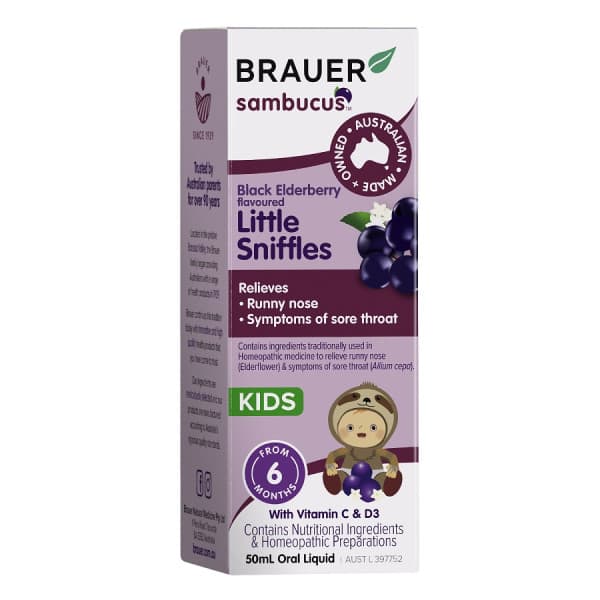 Buy Brauer Sambucus Little Sniffles for Infants & Kids 50ml Online