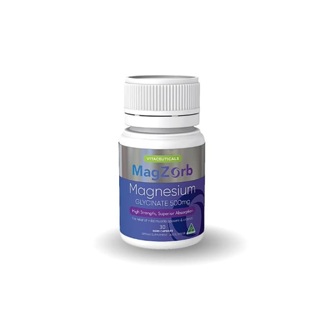 Buy Vitaceuticals Magzorb Magnesium Glycinate 500mg 30 Capsules Online