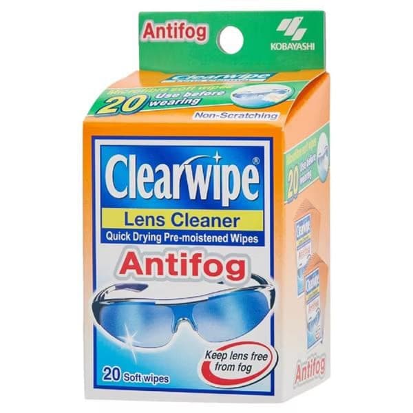 Buy Clearwipe Antifog Lens Cleaner 60 Wipes Online
