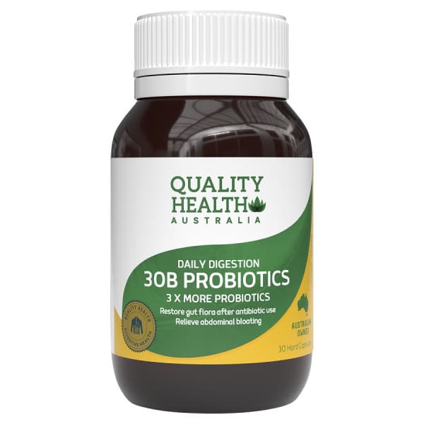Buy Quality Health Australia Daily Digestion 30B Probiotics 30 Capsules ...