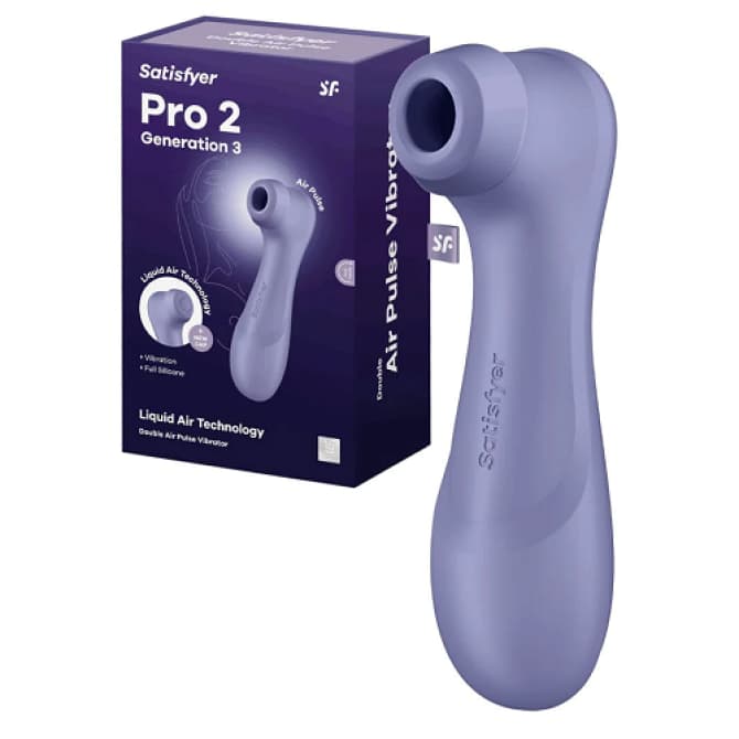 Buy Satisfyer Pro 2 Generation 3 Lilac Touch Clitoral Stimulator Online