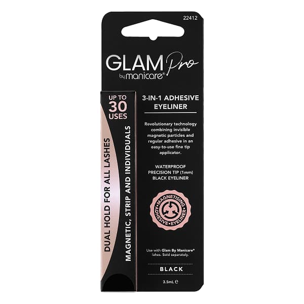 Buy Glam by Manicare Glam Pro 3 in 1 Adhesive Eyeliner Online