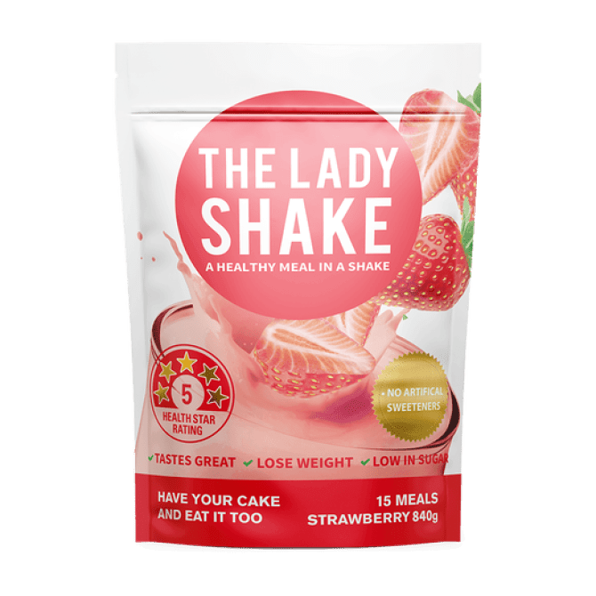 Buy The Lady Shake Strawberry 840g Online