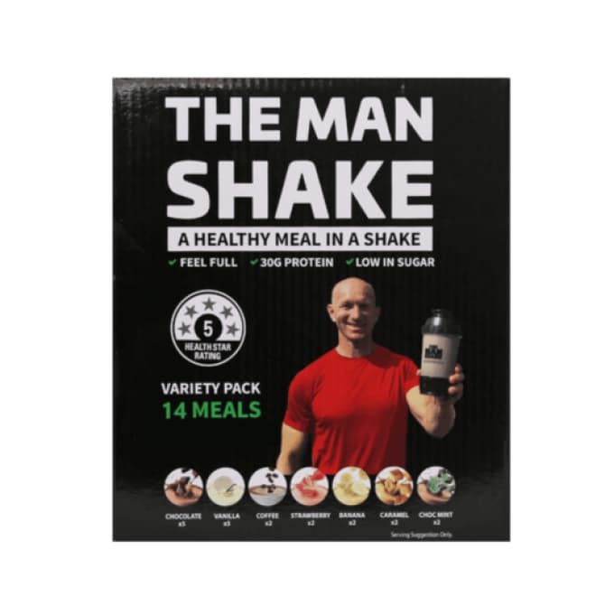 Buy The Man Shake Variety Pack 56g Online