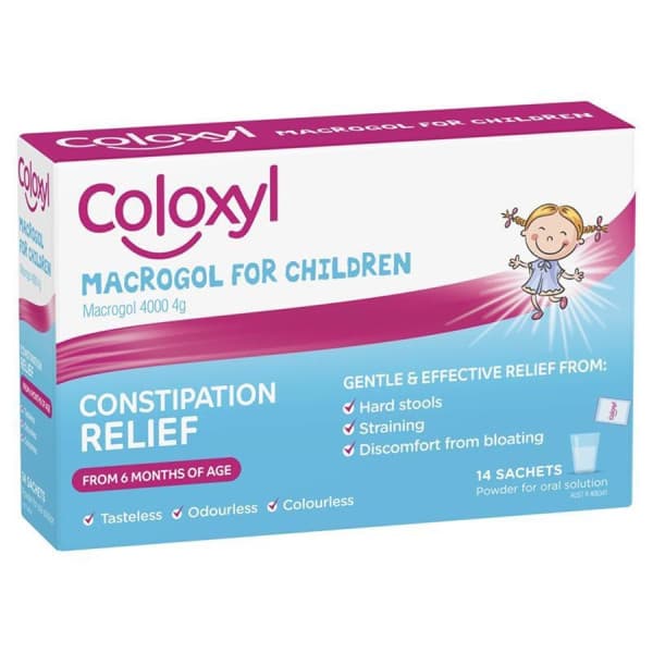Buy Coloxyl Macrogol for Children 7.5mg/ml Powder Online