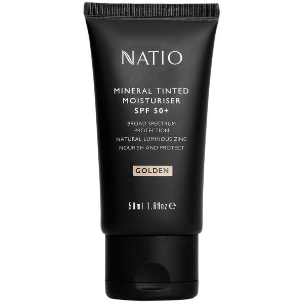 Buy Natio Mineral Tinted Moisturiser SPF 50 Plus Golden Online