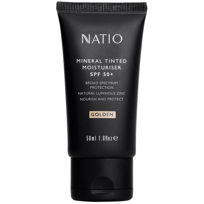 Buy Natio Mineral Tinted Moisturiser SPF 50 Plus Golden Online