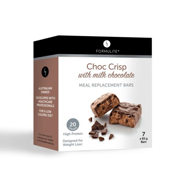 Buy Formulite Meal Replacement Bar Choco Crisp 65g x 7 Pack Online