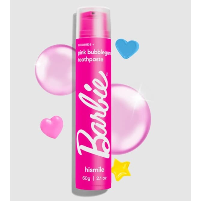 Buy HiSmile Barbie Pink Bubblegum Toothpaste 60g Online